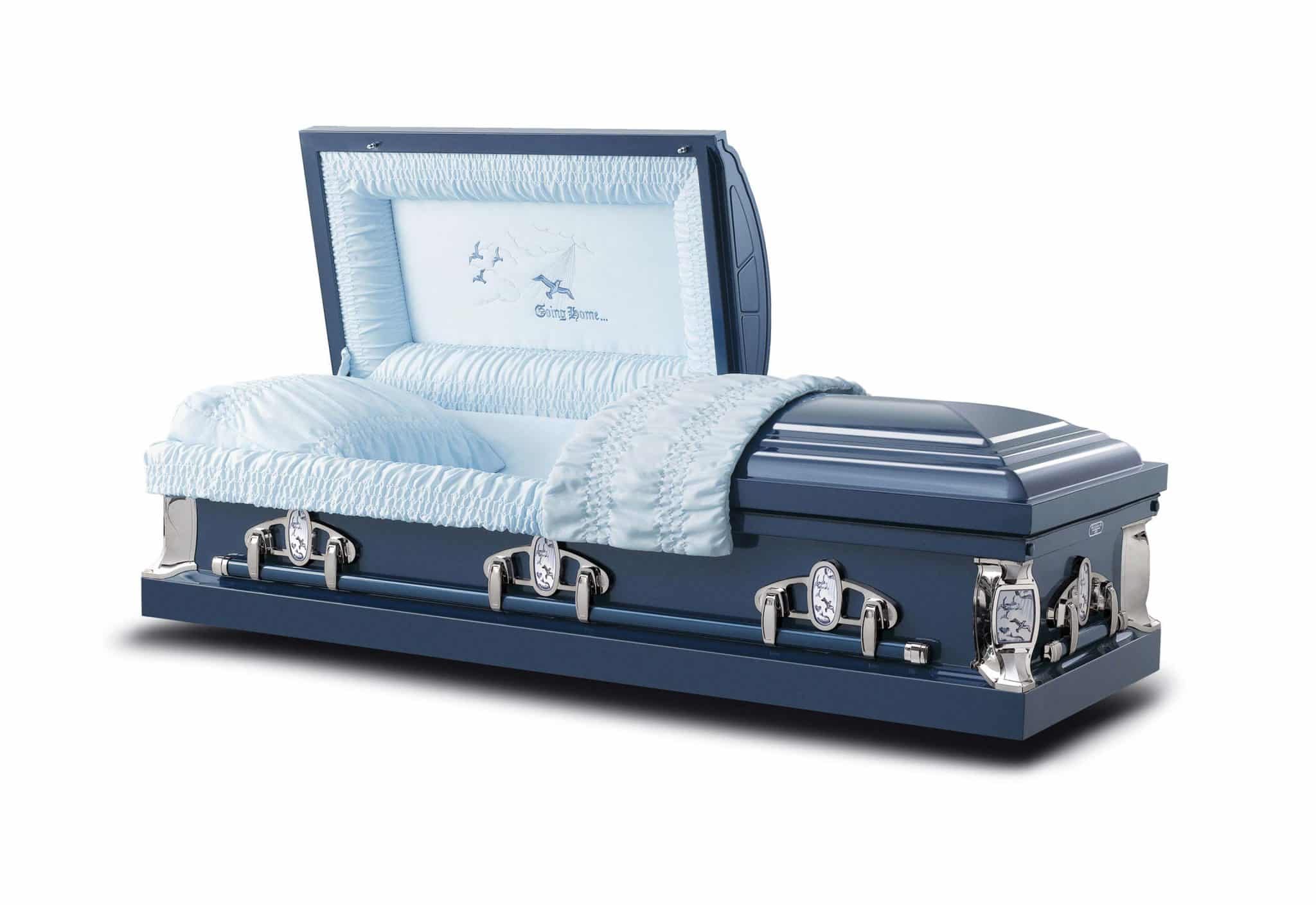 Going Home Metallic Blue - CVI Funeral Supply